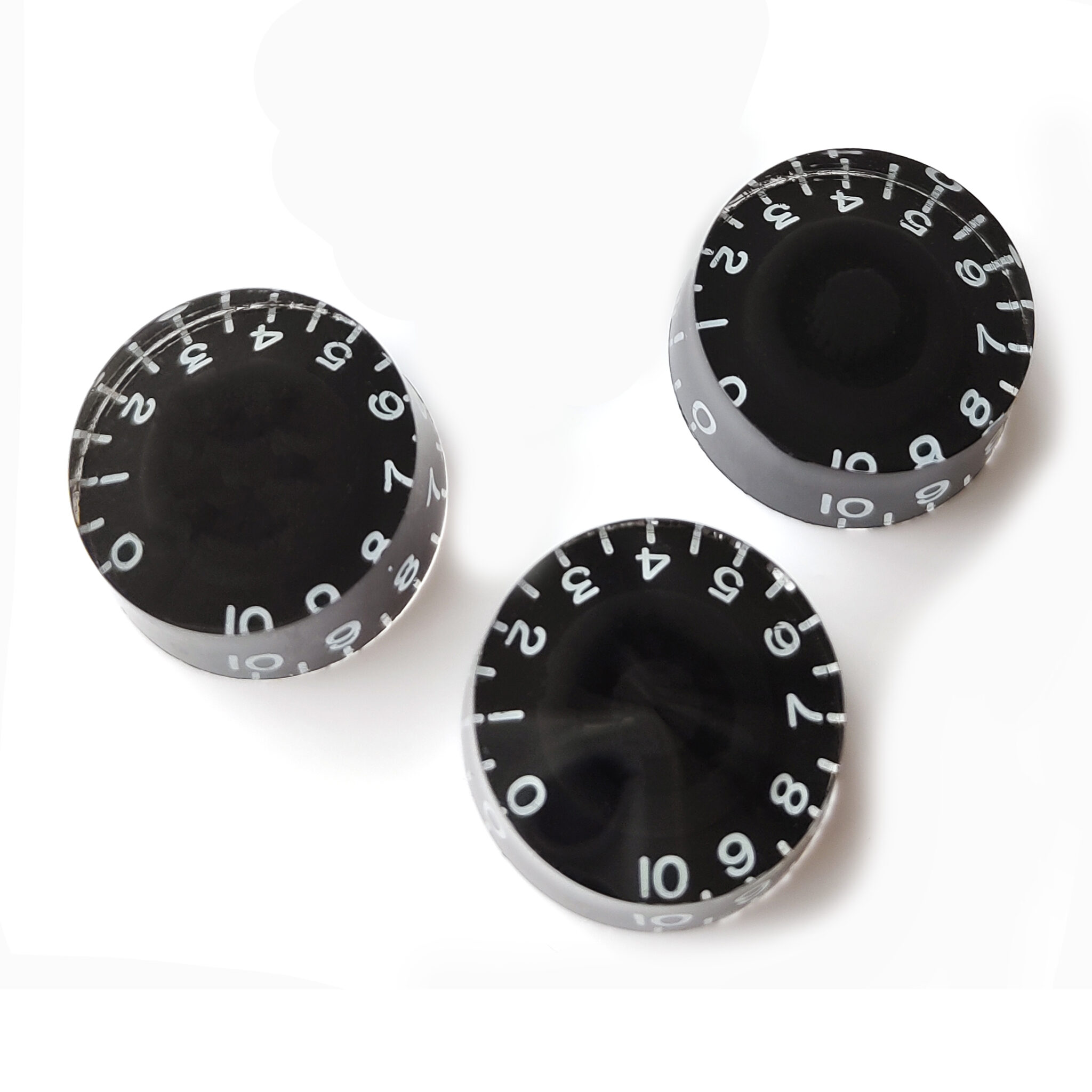Left Handed Speed Control Knobs – Black | Guitar Anatomy